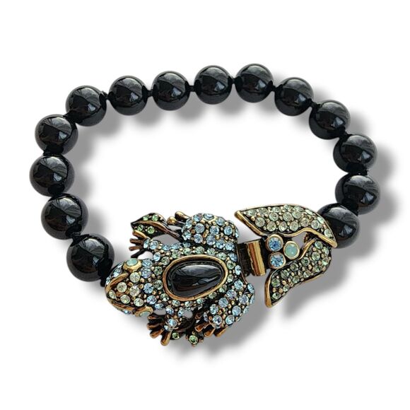 Heidi Daus | Jewelry | Heidi Daus Jewelry Leaping Crystal Beaded Frog ...